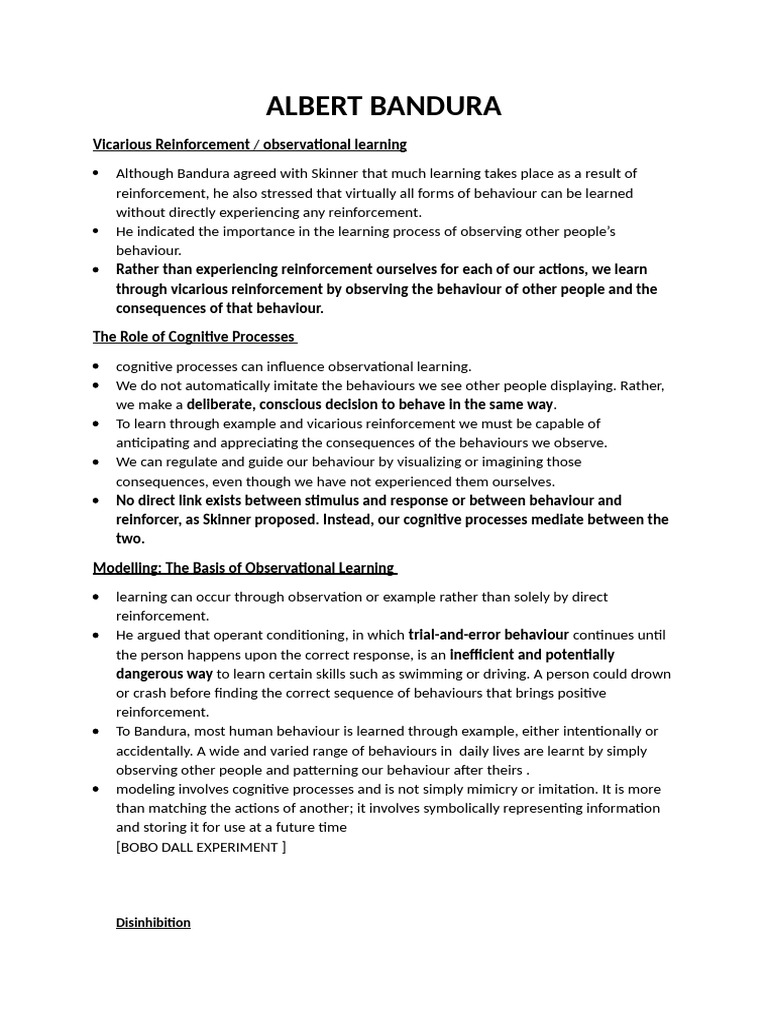 ALBERT BANDURA | PDF
