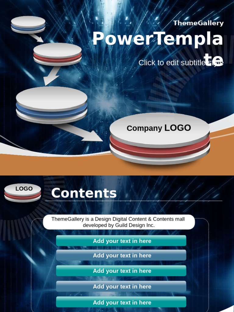 ThemeGallery PowerTemplate | PDF