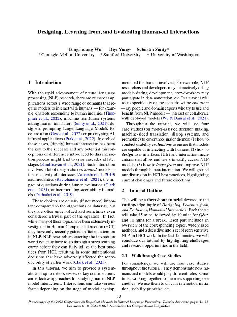 2023 Emnlp-Tutorial 3 | PDF
