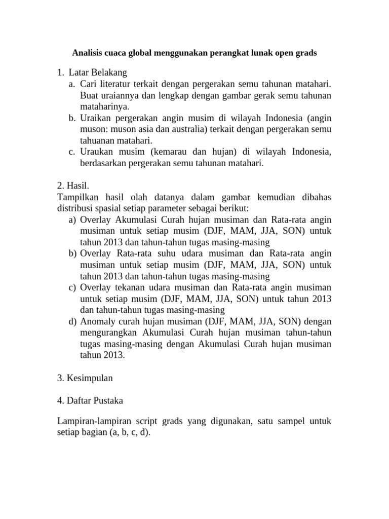 Format Laporan Tugas Uts | PDF