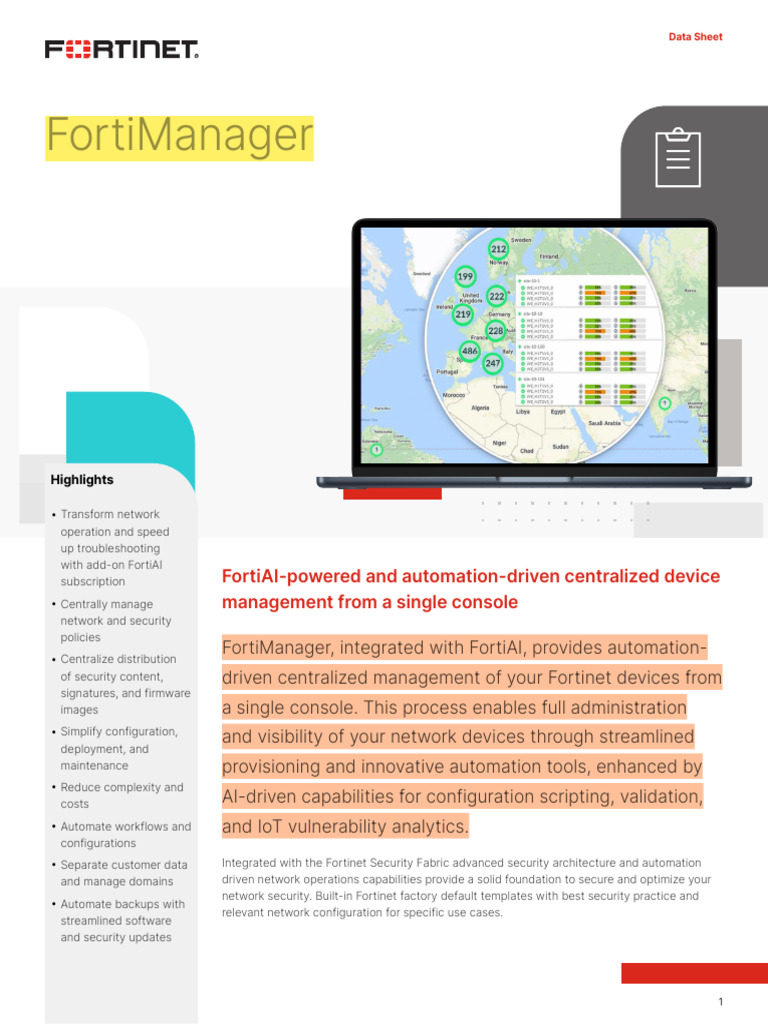 FortiManager Cloud | PDF