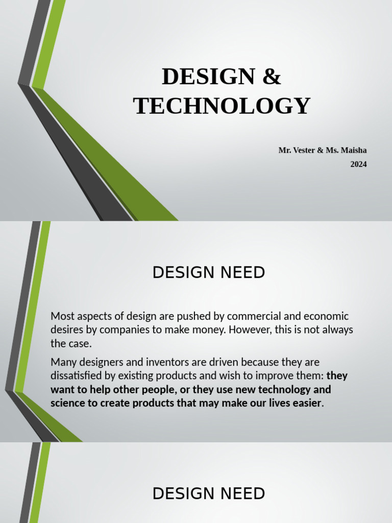 Lesson 3 Grade 7 2024 Design Brief and Need [Auto-saved] | PDF