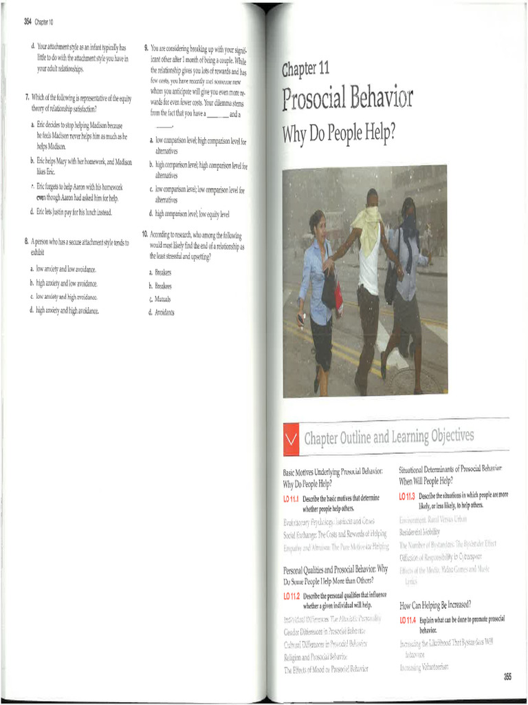Aronson Et Al. SP 2021 - CH 11 - Prosocial Behavior | PDF