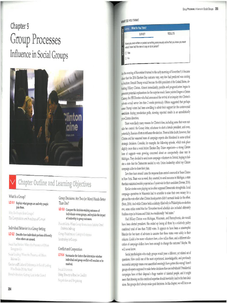 Aronson Et Al. SP 2021 - CH 9 - Group Processes | PDF