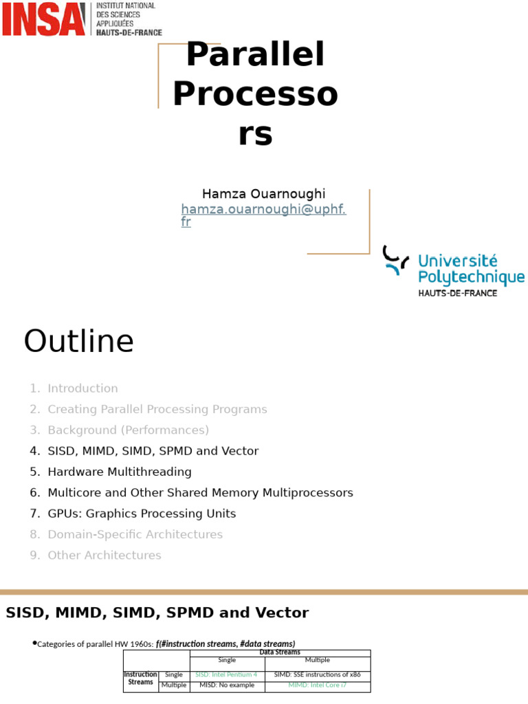 Parallel Processors GPUs | PDF