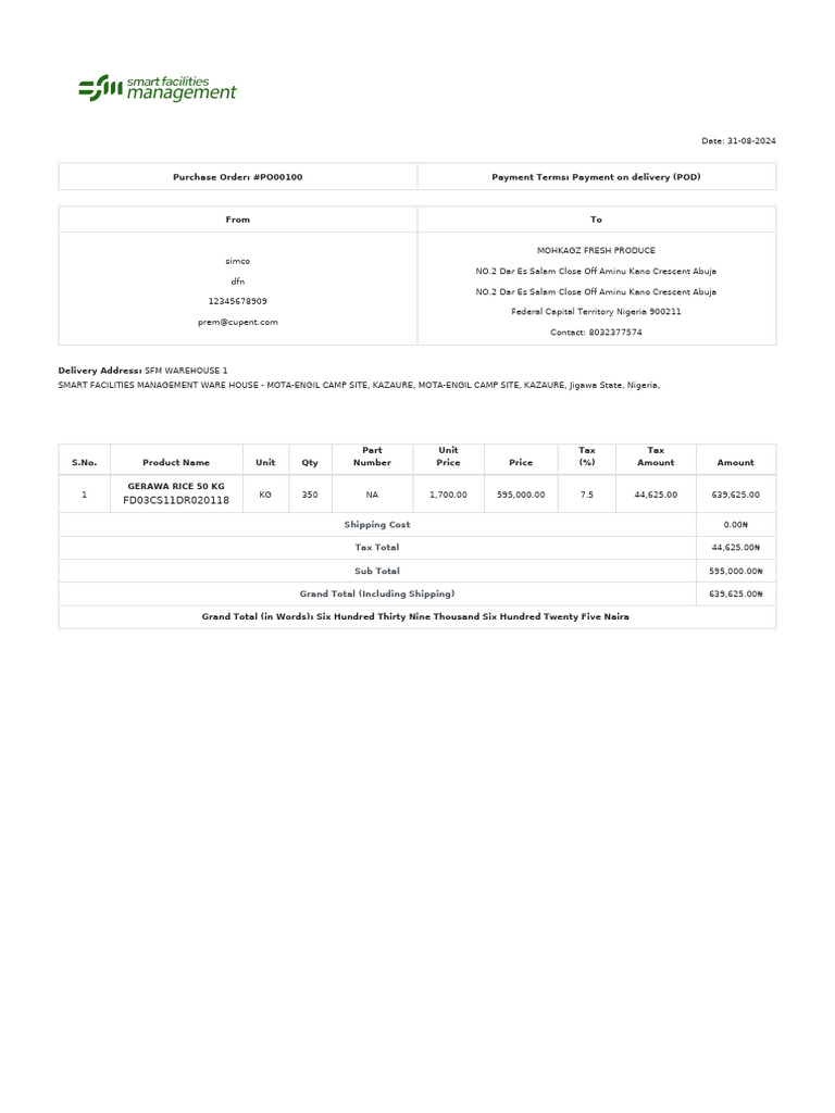 Po Po00100 | PDF