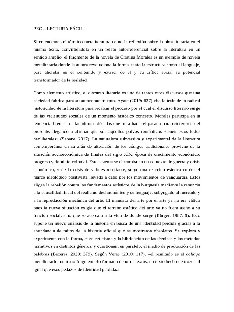 Lectura Fácil | PDF | Narración | Clásicos