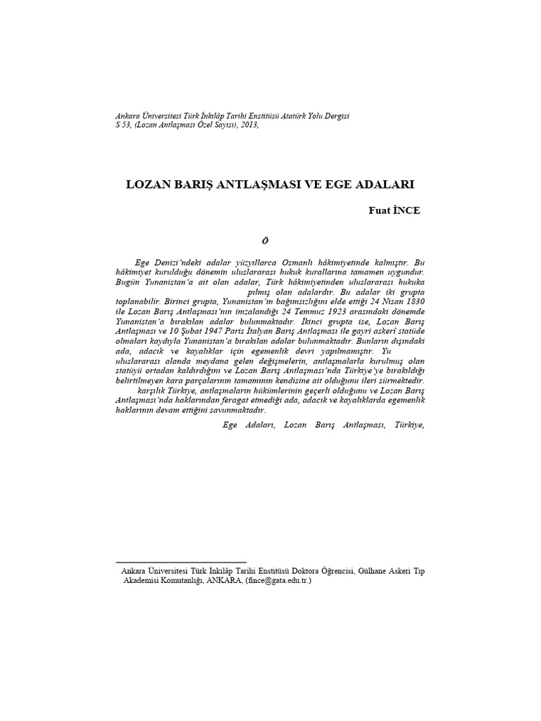 Lozan_Baris_Antlasmasi_ve_Ege_Adalari | PDF