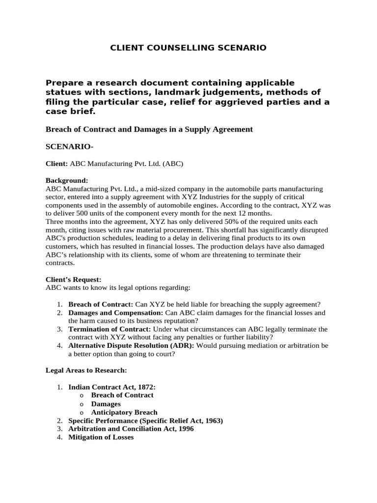 Client Counselling | PDF