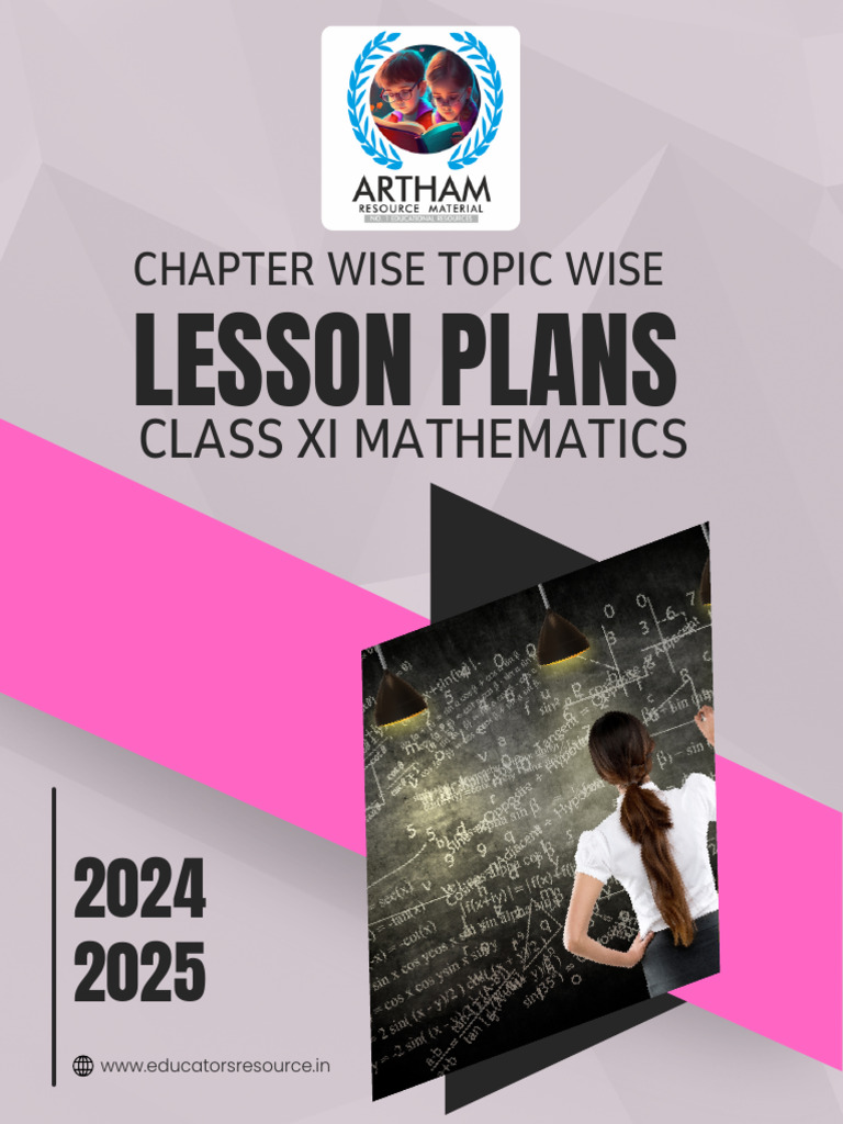Class - 11 Maths Lesson Plan Chapter Wise Topic Wise CH 2 Relations and Functions (2024-25 ...