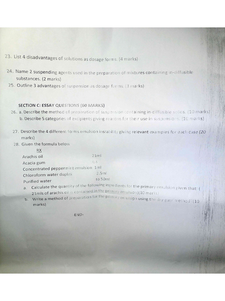 Past Paper Dpha | PDF
