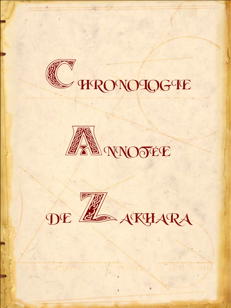 Chronologie de Zakhara | PDF