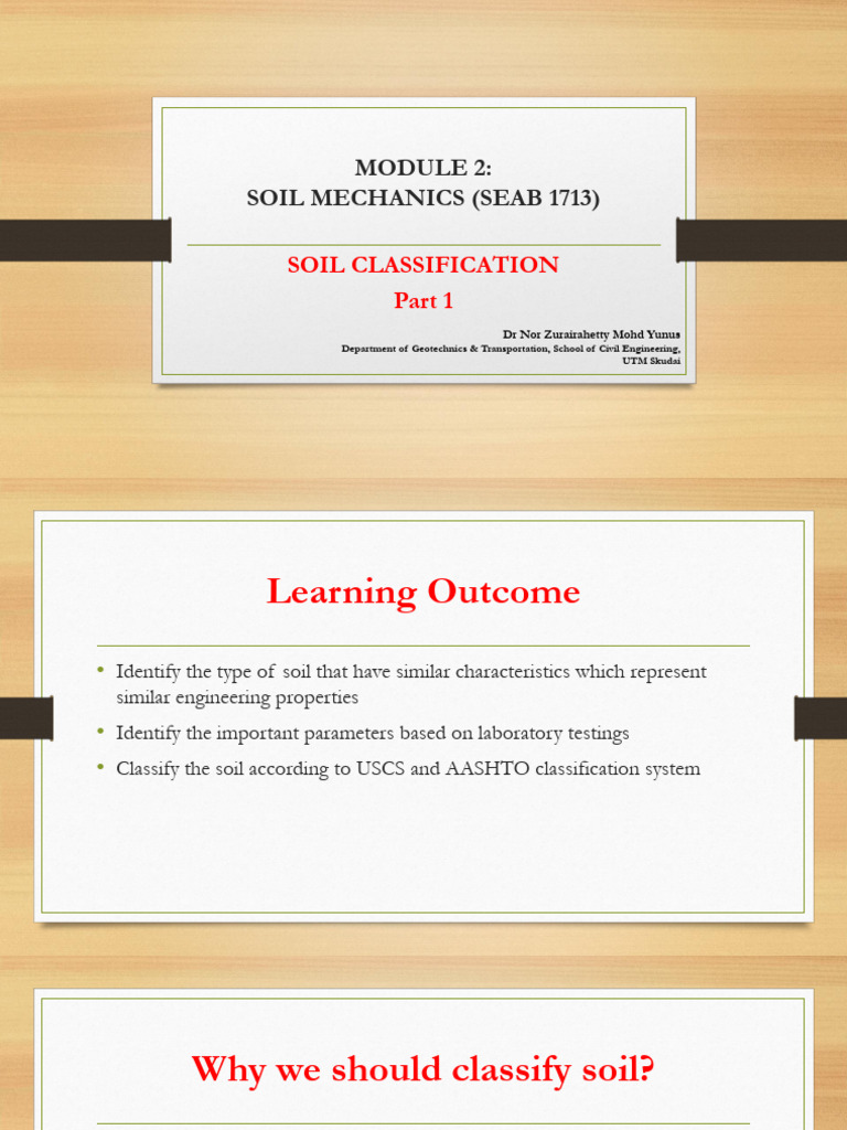 1. LECTURE 2 PART 1-SOIL CLASSIFICATION | PDF