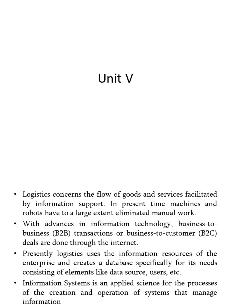 Unit V | PDF