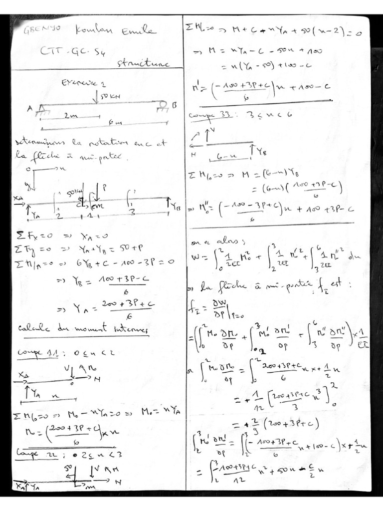 Structure Exercice | PDF