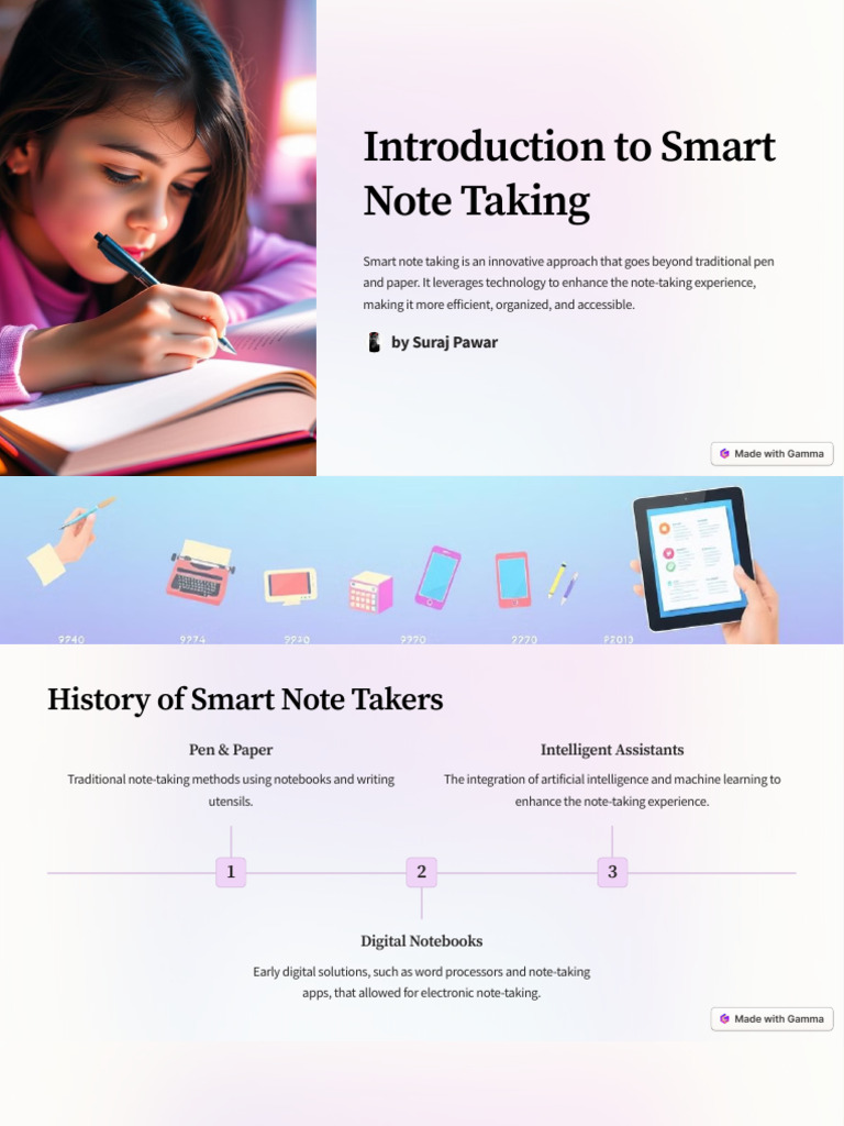 Introduction To Smart Note Taking | PDF