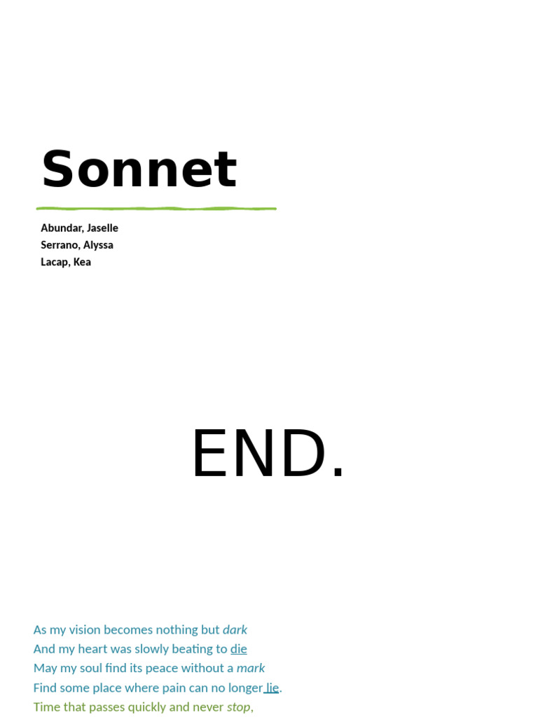 Sonnet 18 | PDF
