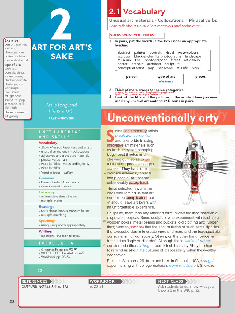04 Focus 4 Part 1 Unit 2 | PDF