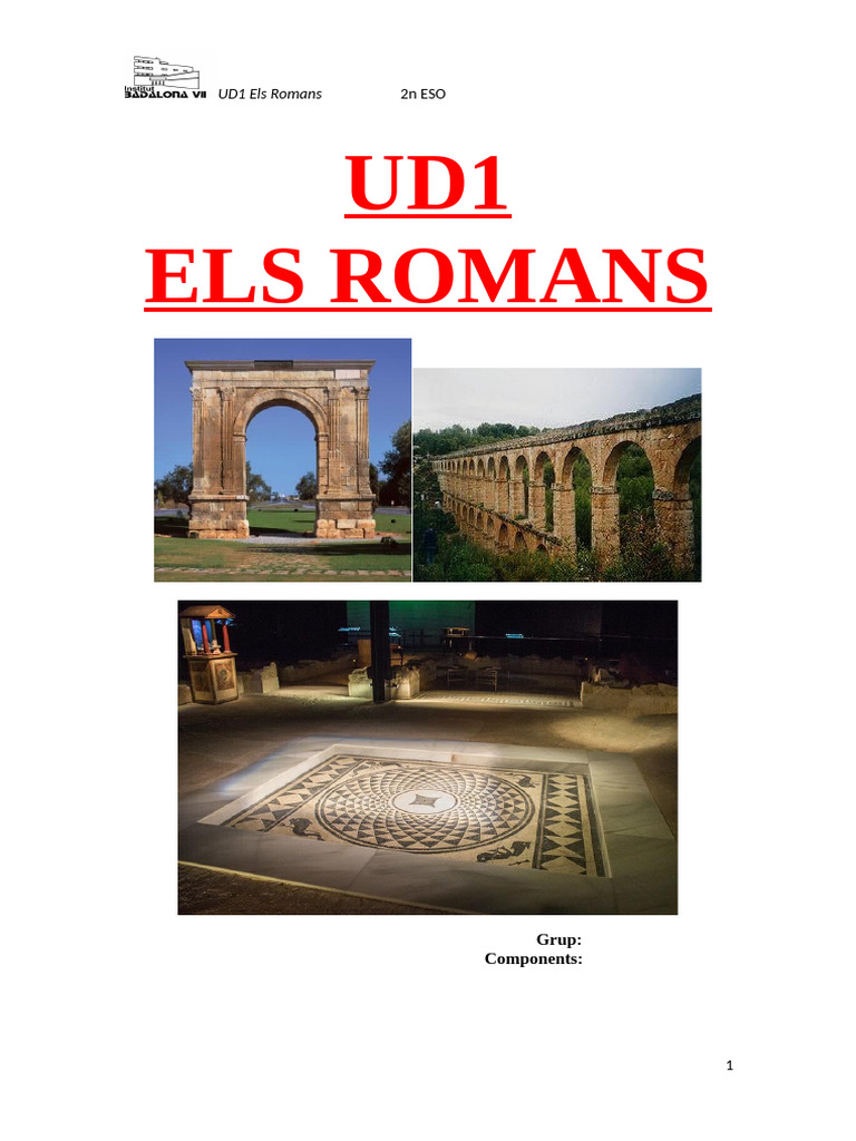 Ud1 Projecte Els Romans | PDF
