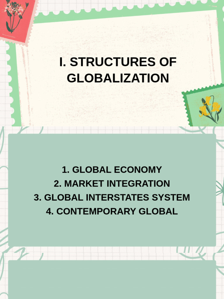 Lesson2-STRUCTURES of GLOBALIZATION (Global Interstate System and ...
