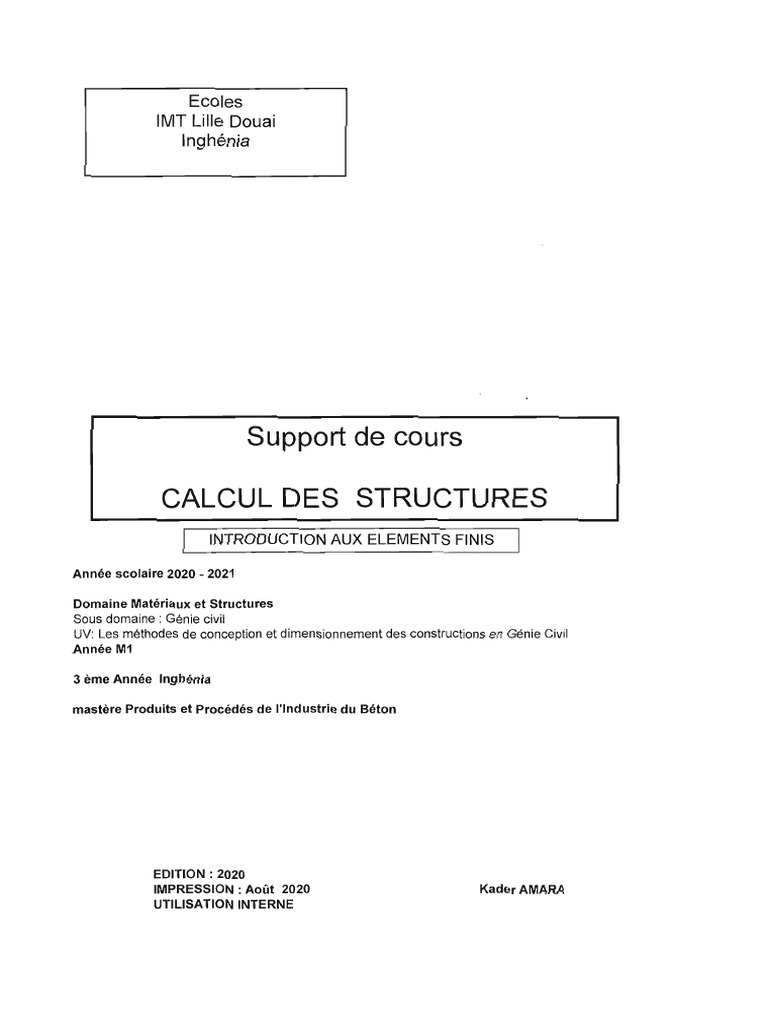 Formulaire de Calcul | PDF