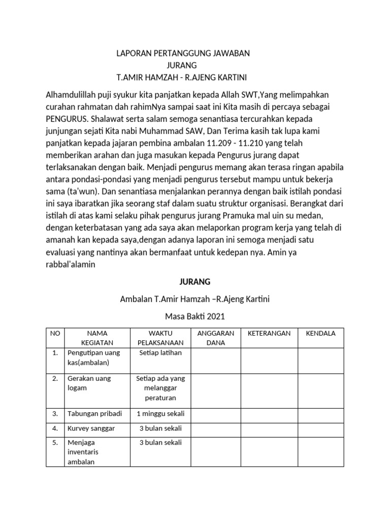 LPJ Bendahara 2022 | PDF