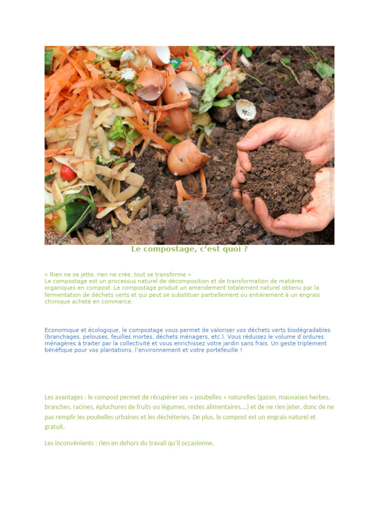 Le Compostage | PDF