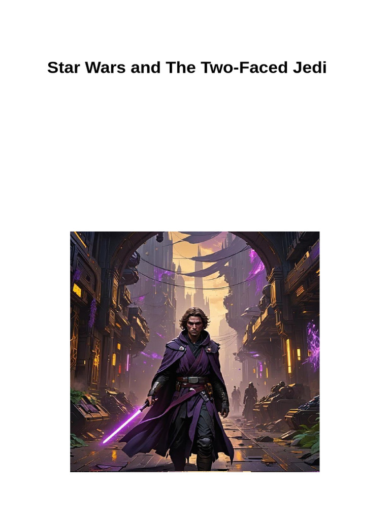 Star Wars and The Two Faced Jedi (AutoRecovered) | PDF