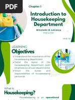 Module 4 HOUSE KEEPING Report | PDF | Housekeeping | Linens
