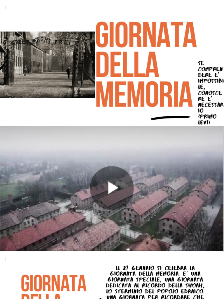 Giornata Della Memoria | PDF
