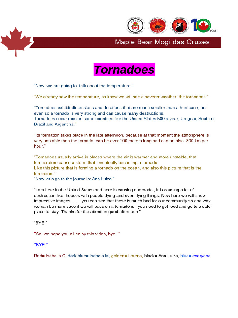 Severe Weather - Group 1 | PDF