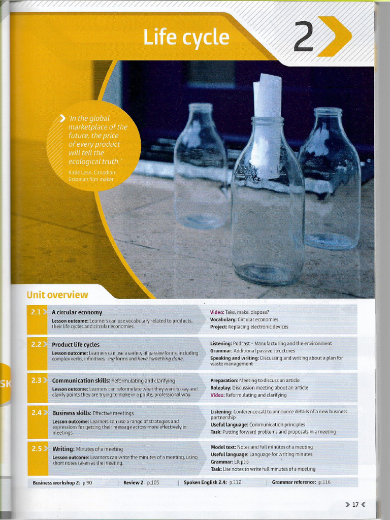 2 Business Partner C1, Unit 2 - Life Cycle | PDF