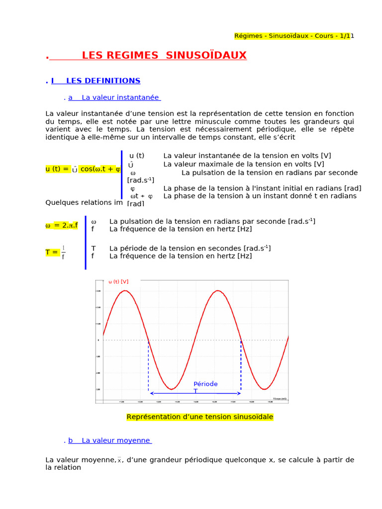 Cours Sinus | PDF