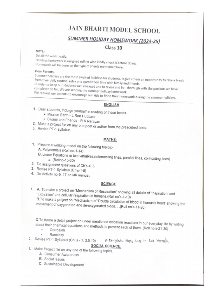 Jain Bharti Model School | PDF
