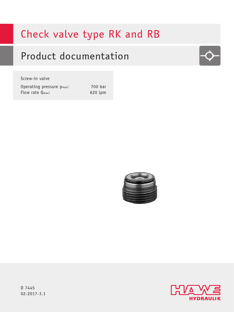 51.59 - HRV090000 - D7445 - EN (Check Valve) | PDF