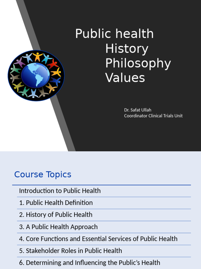 Lecture 1 Introduction To Public Health | PDF