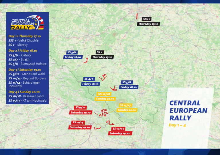 Central European Rally 2024 Maps | PDF