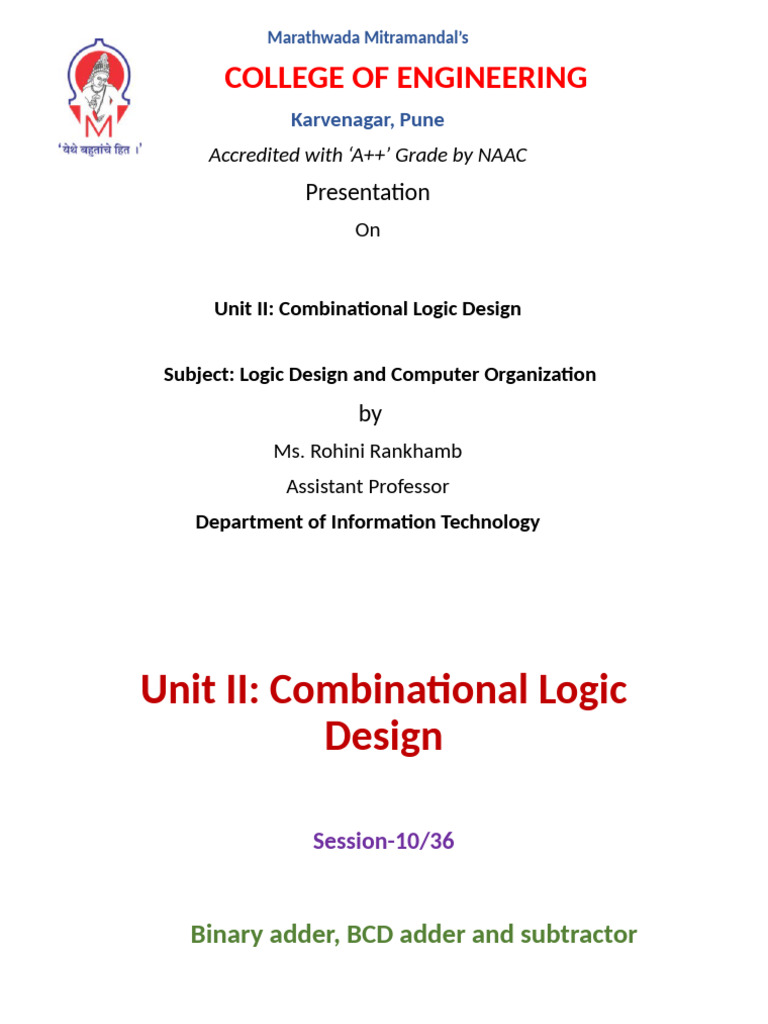 LDCO Unit2 Session10 | PDF