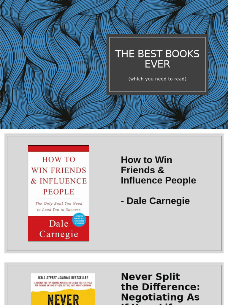 The Best Books | PDF