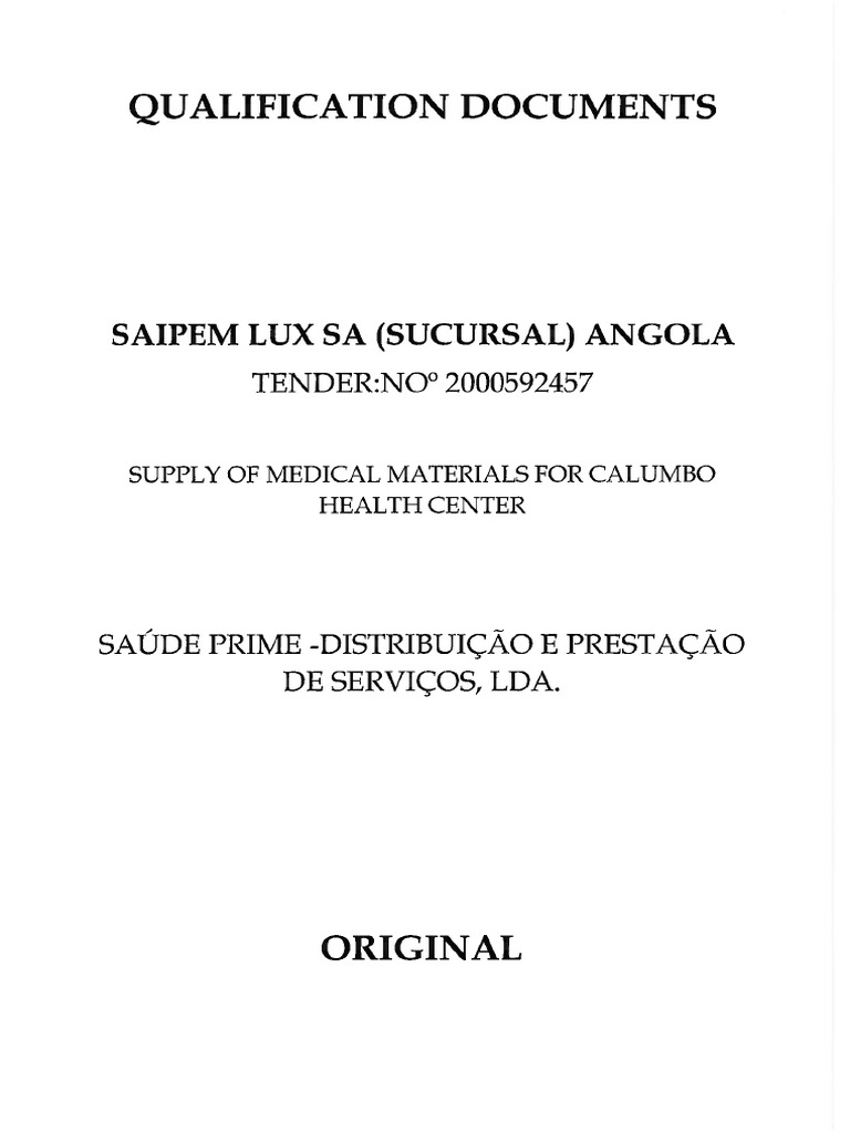 Qualification Documents | PDF