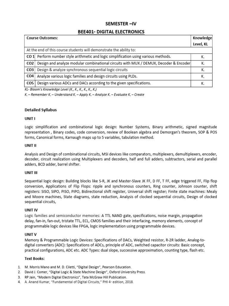 Syllabus B.Tech - 2nd - Yr - EE | PDF