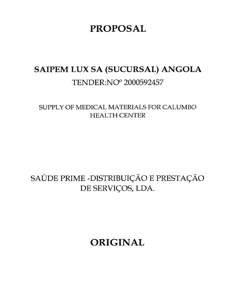 Proposal-SAIPEM | PDF Proposal-SAIPEM | PDF