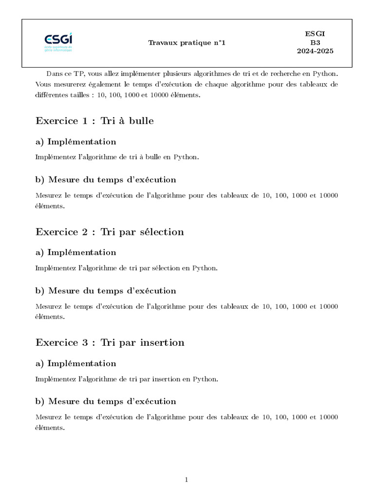TP 1 | PDF