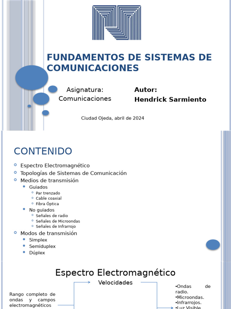 Fundamentos de Sistemas de Comunicaciones | PDF