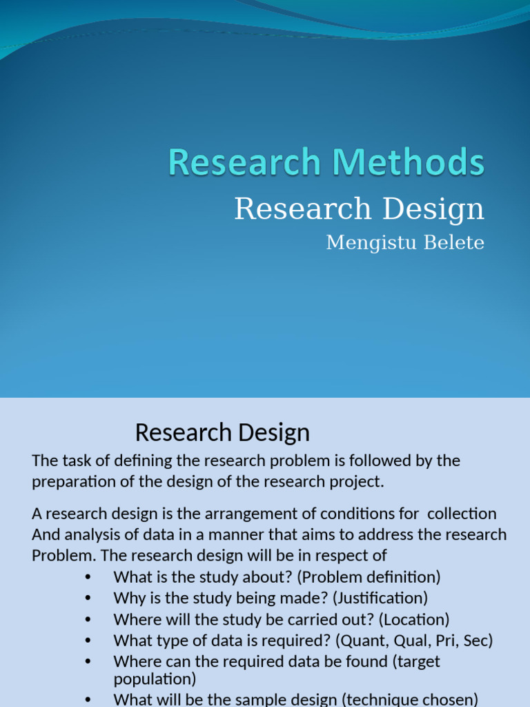 Research Methods Chapter 4 | PDF