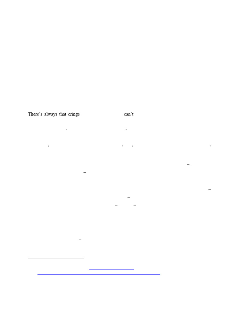 Standards, Styles and Signs of The Social Self - Silverstein | PDF