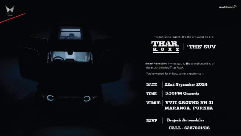Invitation Thar Roxx | PDF