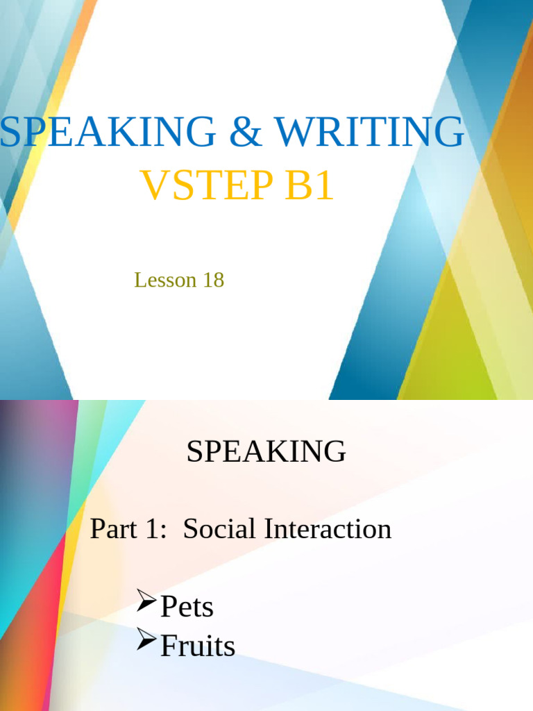 Lesson 18 | PDF