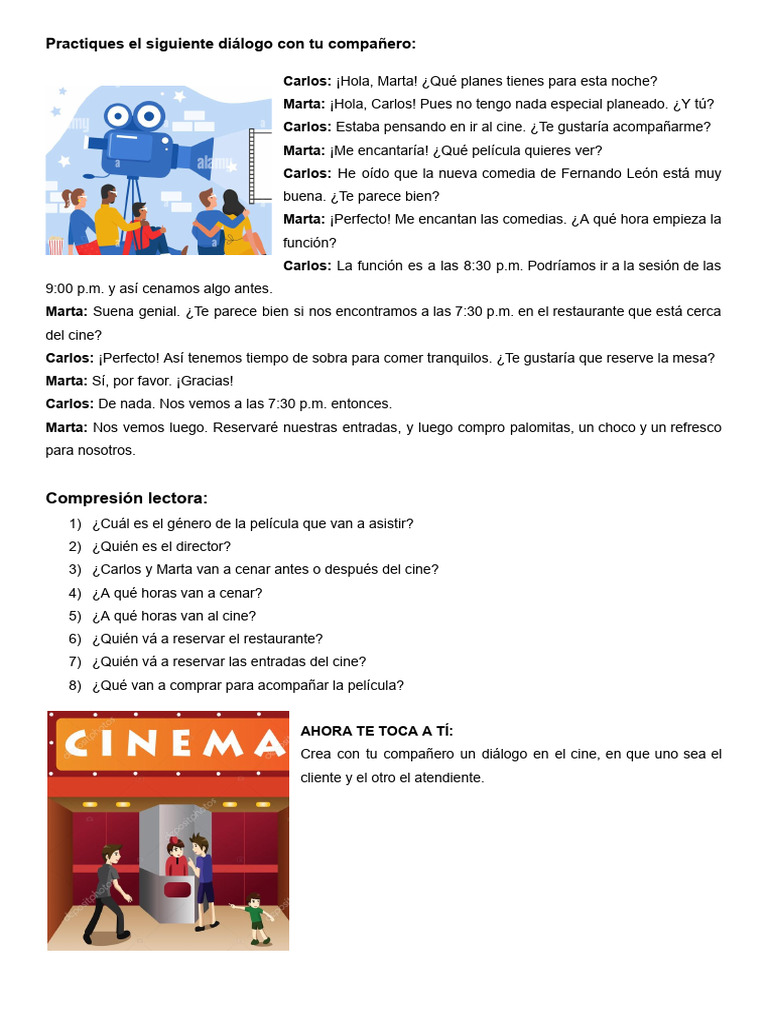 Dialogo el cine | PDF