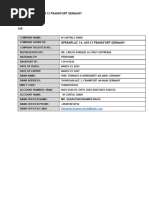 Company Information Sheet (CIS) Form | PDF